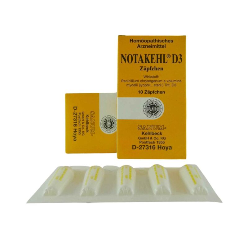 Sanum Notakehl (D3) Suppositories x 10 Pack - Better Health Hub